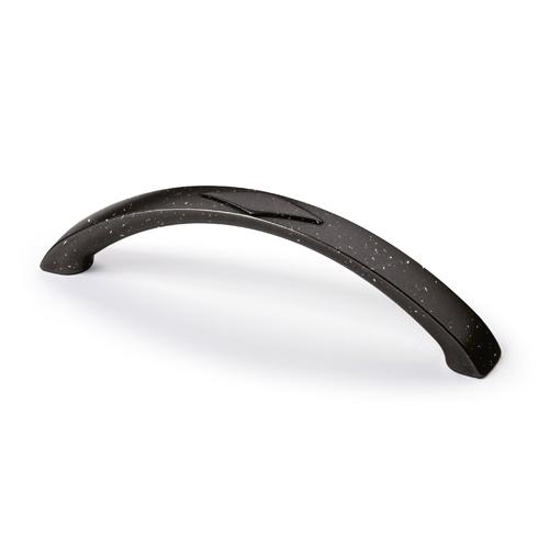 Nüßing - Hettich Griff, B 15x96mm, H 32mm, Zink Bracara 9206128 schwarz ...
