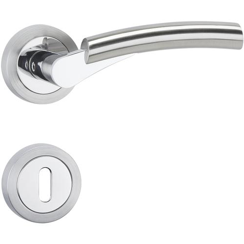 Nüßing - ZT-Drücker-Halbgarnitur 1124 MIND, mit Smart-Clip Rosetten 2331, PZ, M5 Nocken, fest ...