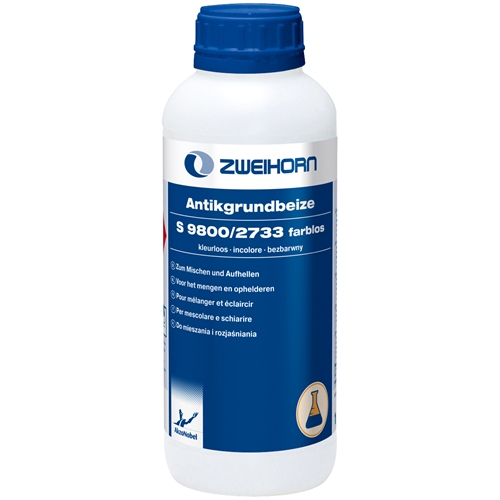 Nüßing - Zweihorn Antikgrundbeize S 9800 / A 2058 a 1 Liter zum Mischen ...