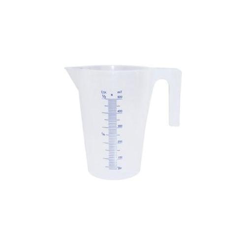 Nüßing - Messbecher PP 5000 ml, transparent, bedingt säurefest