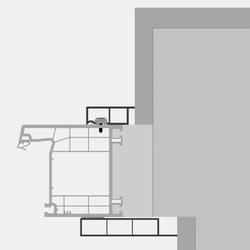 Nüßing - Kammerprofil 284 K 2009 80x15mm (a 6,00 Meter) foliert, mit ...